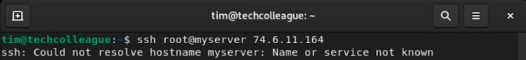 Fix: SSH could not resolve hostname - TechColleague